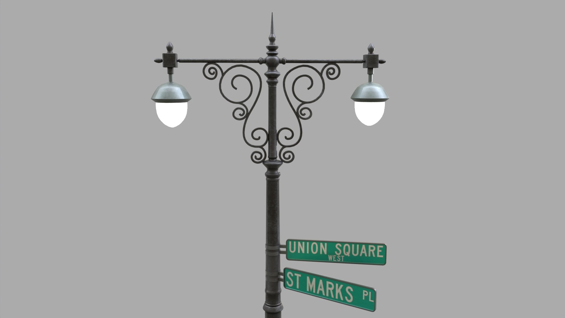 Street Lamp 2 3D - TurboSquid 2305165