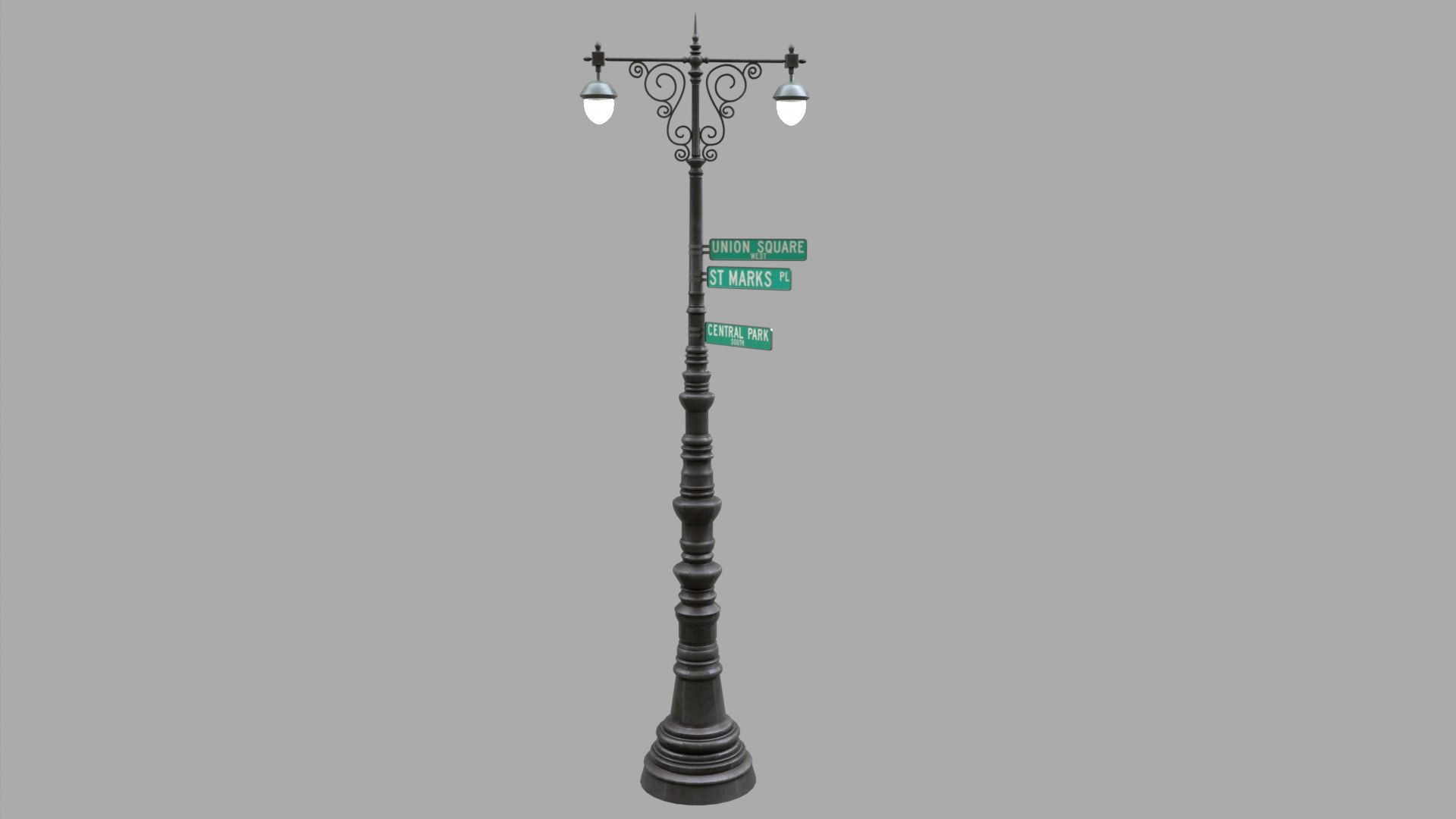 Street Lamp 2 3D - TurboSquid 2305165