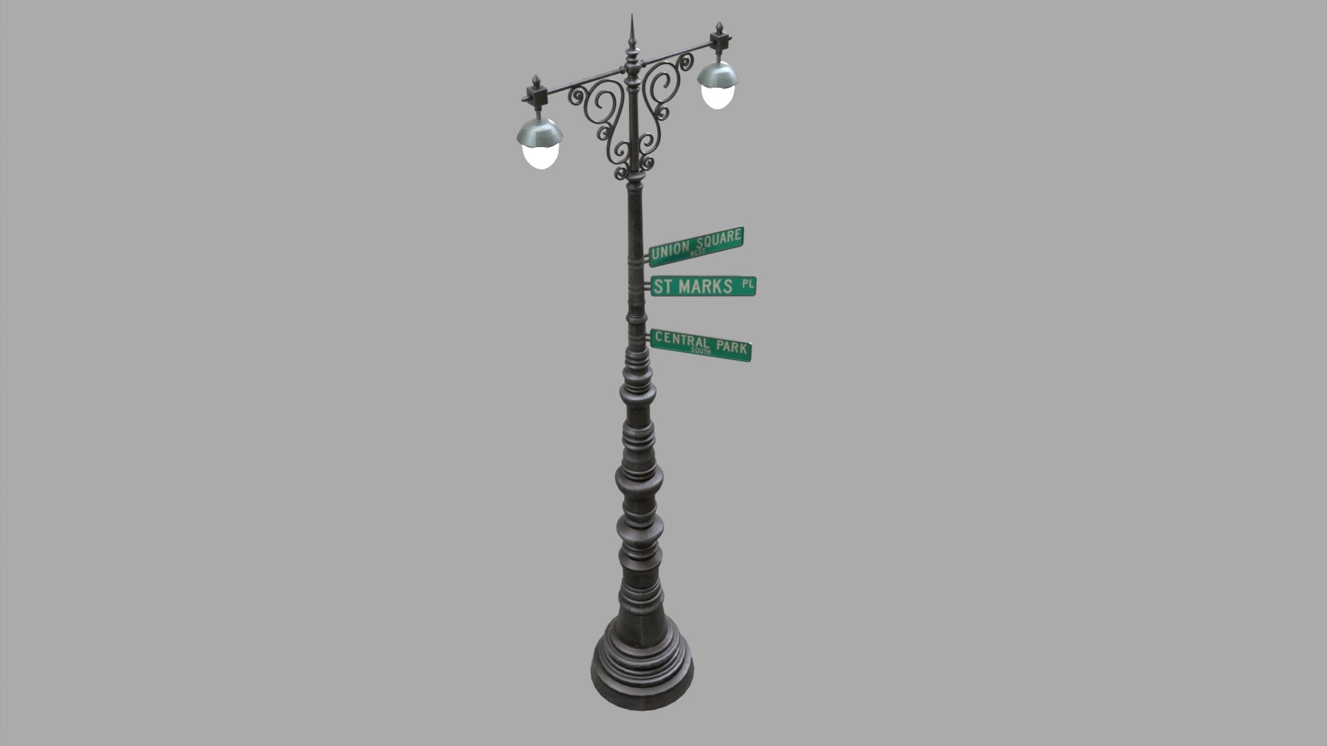 Street Lamp 2 3D - TurboSquid 2305165