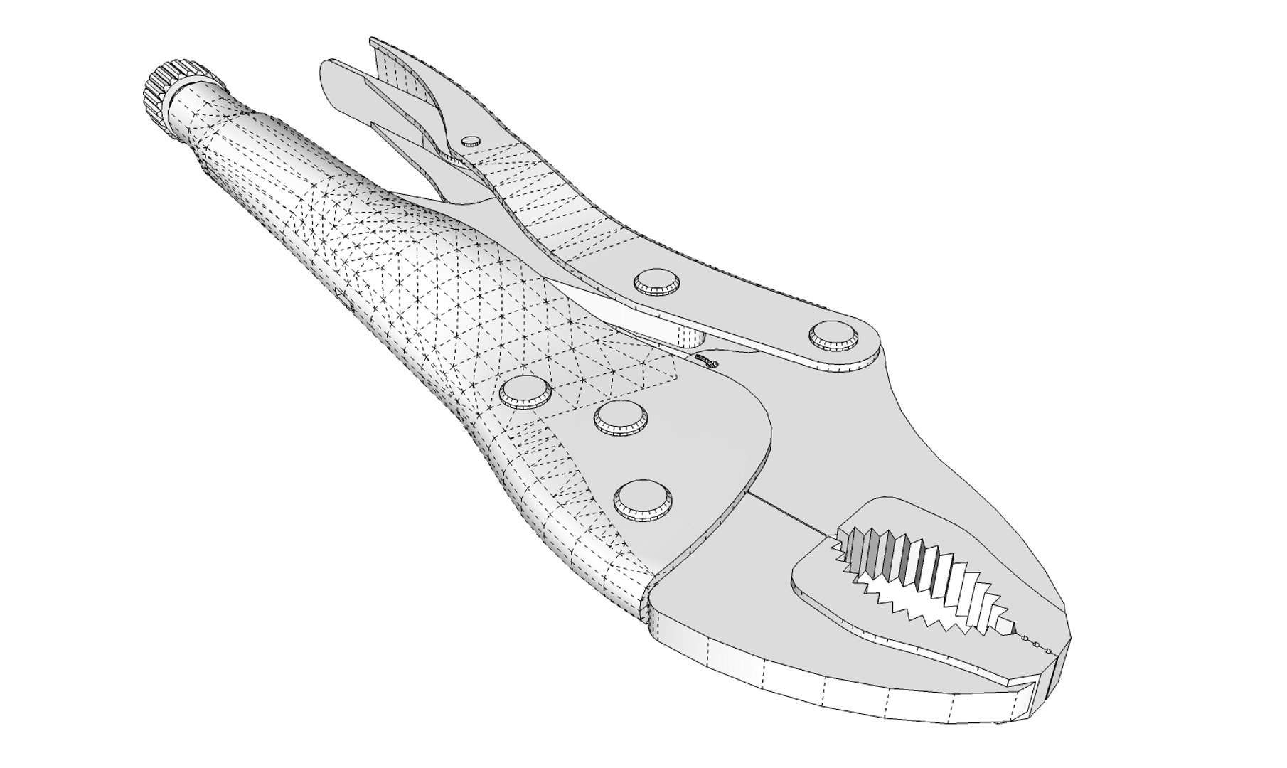 3D Locking Plier - TurboSquid 1334149