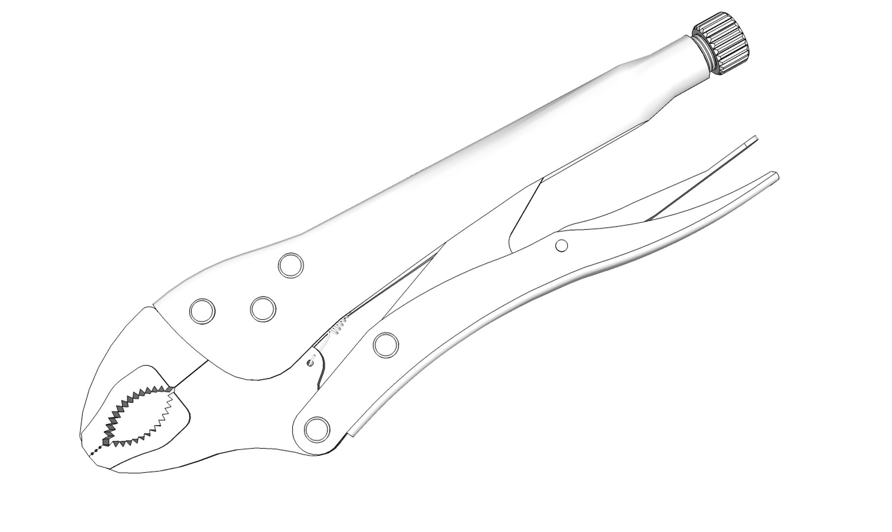 3D Locking Plier - TurboSquid 1334149