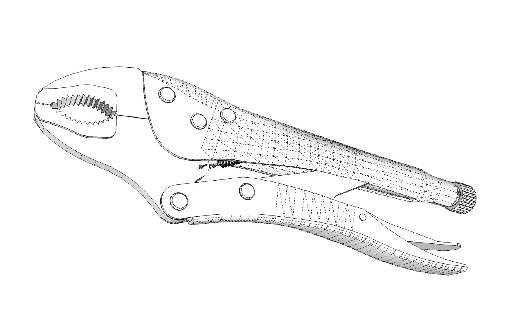 3D Locking Plier - TurboSquid 1334149