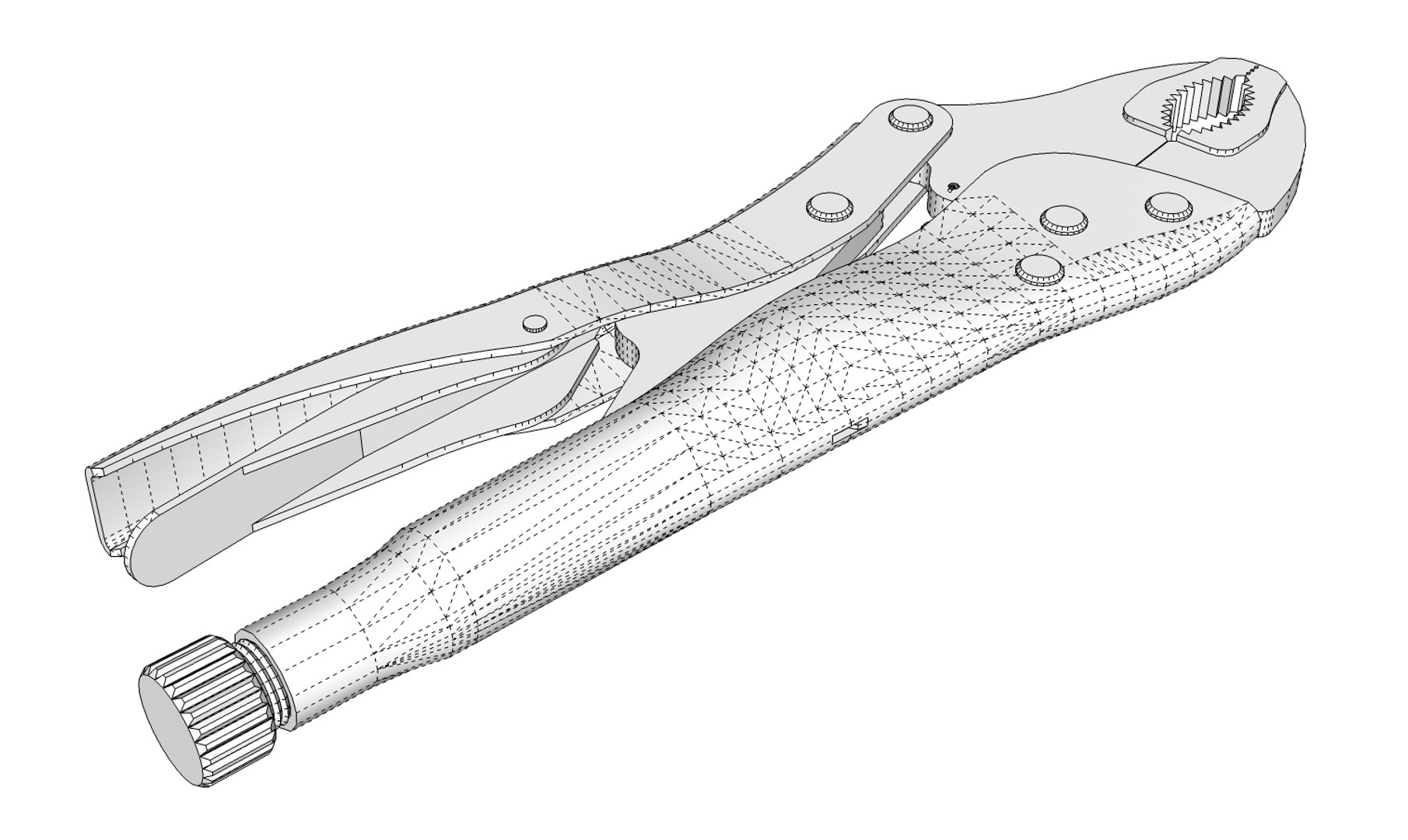 3D Locking Plier - TurboSquid 1334149