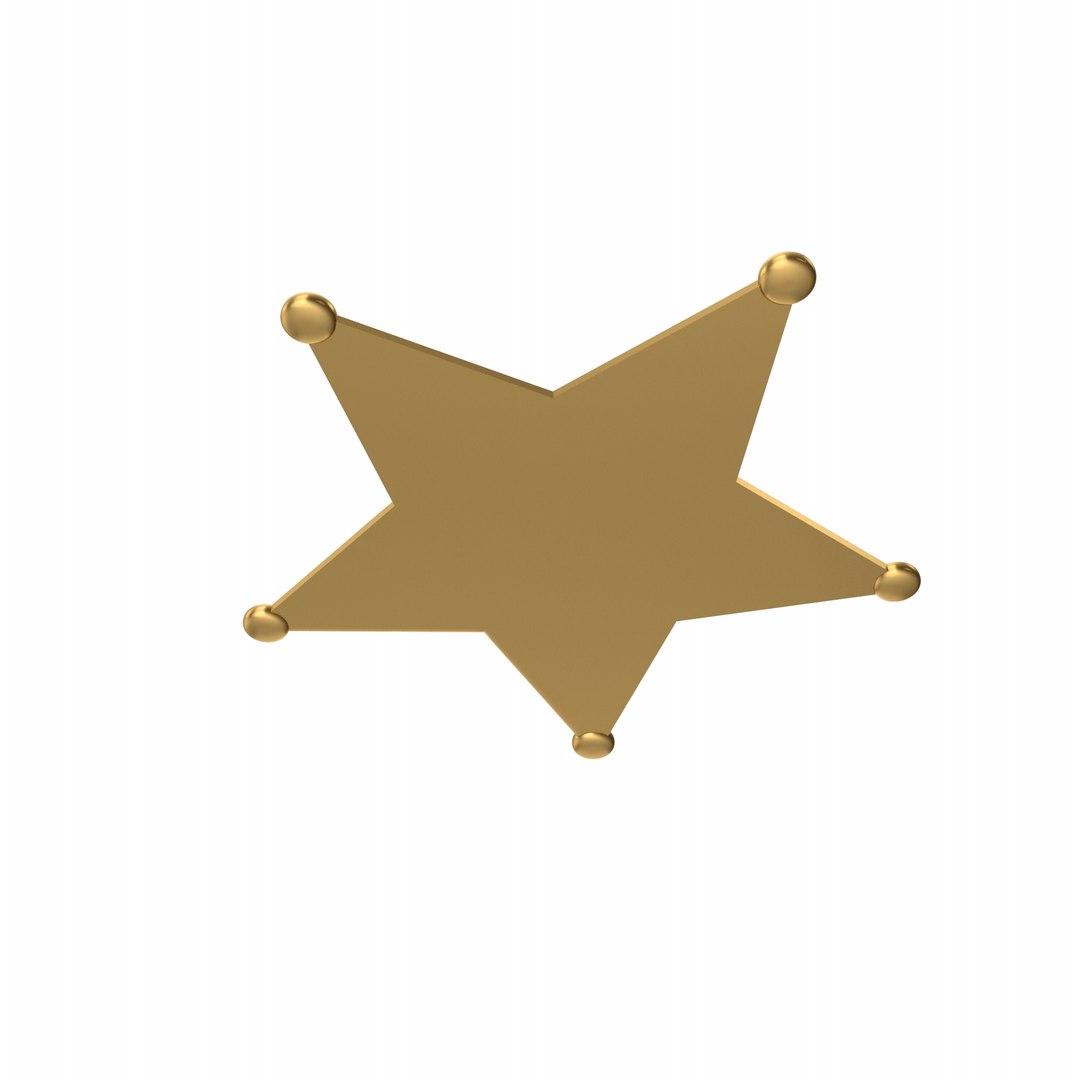 3D Model Old Badge US Marshal - TurboSquid 2351837