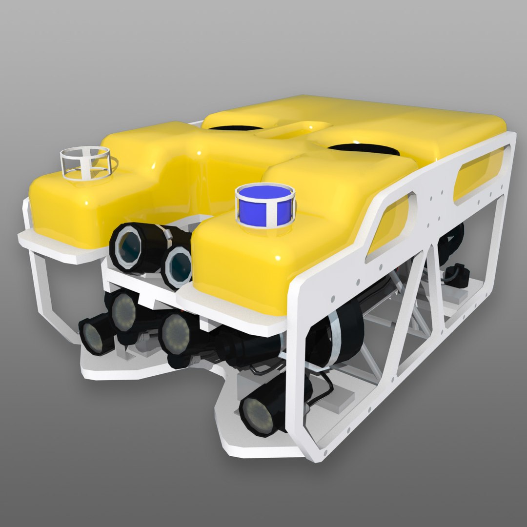 Seaeye Rov R O 3d Model