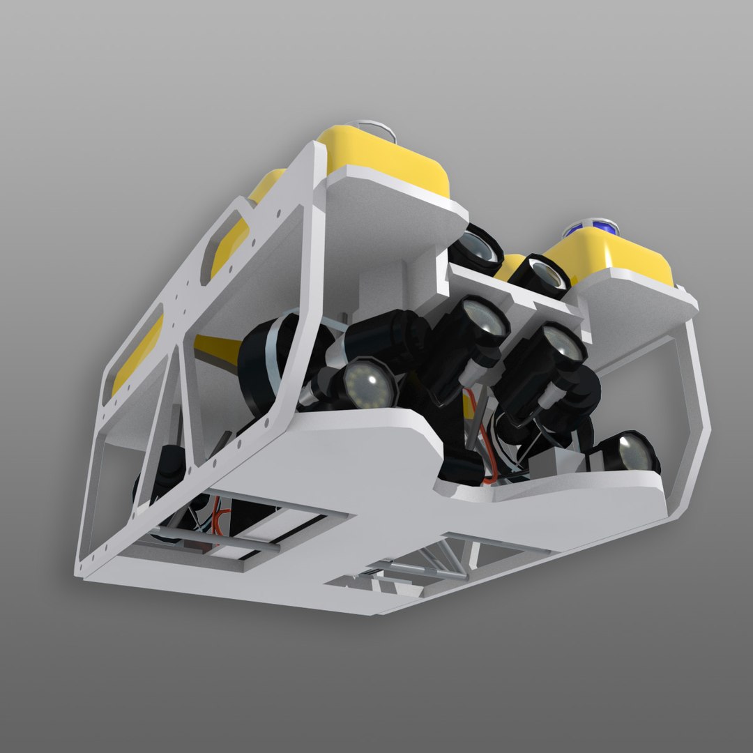 Seaeye Rov R O 3d Model