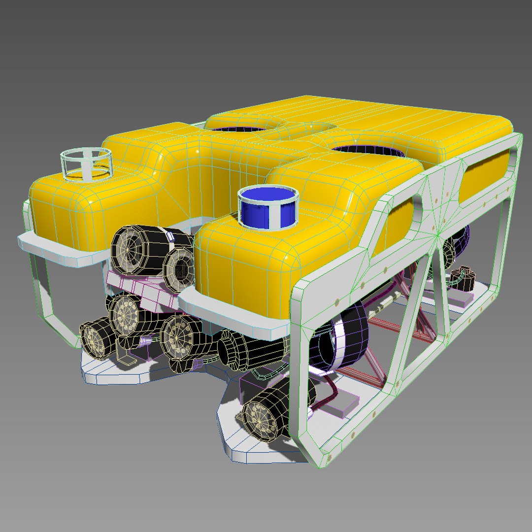 Seaeye Rov R O 3d Model