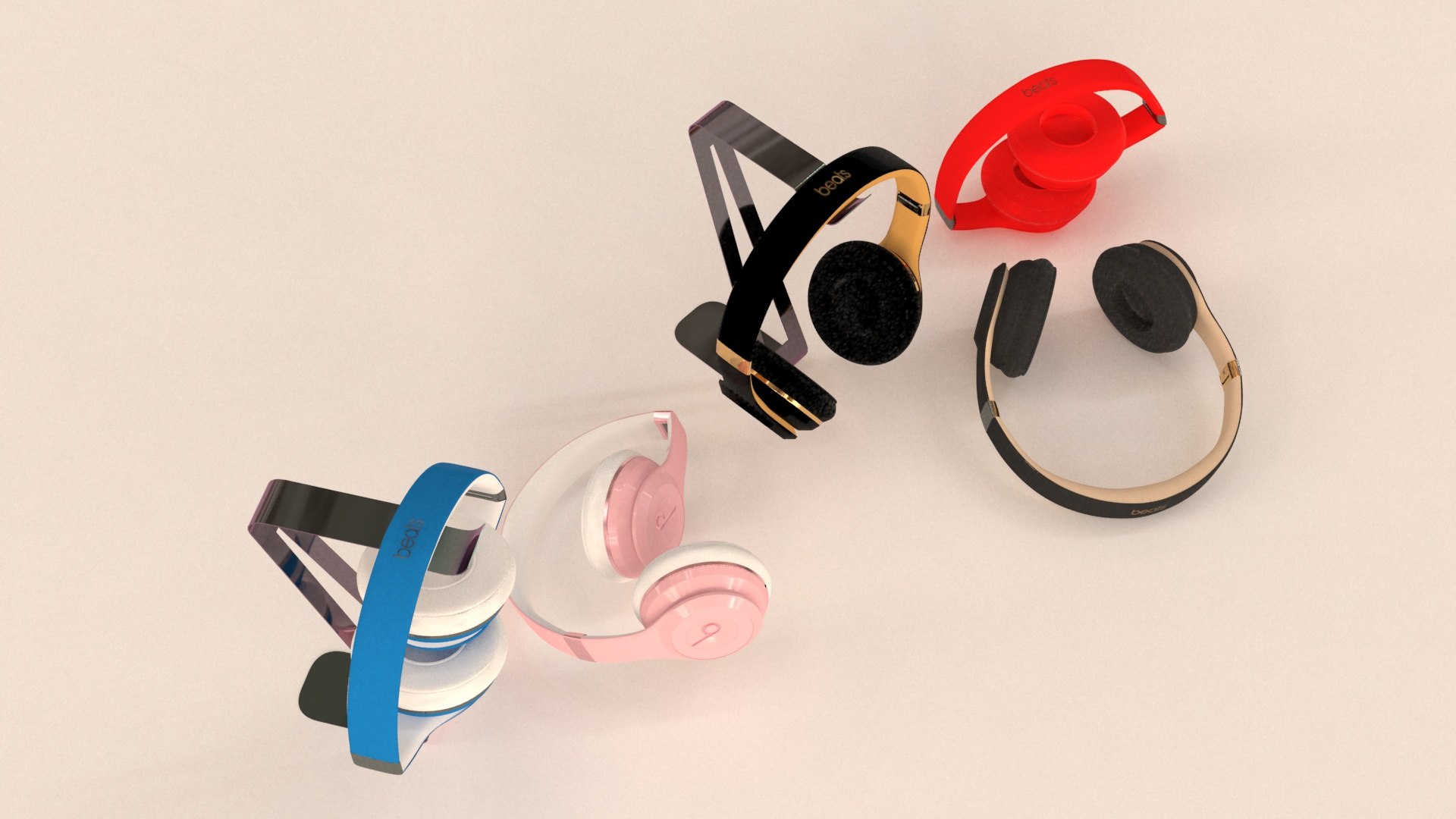 Earphone Beats 3D Model - TurboSquid 2065691