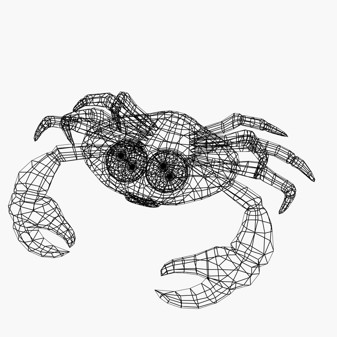 3D Crab Rigged - TurboSquid 1293034