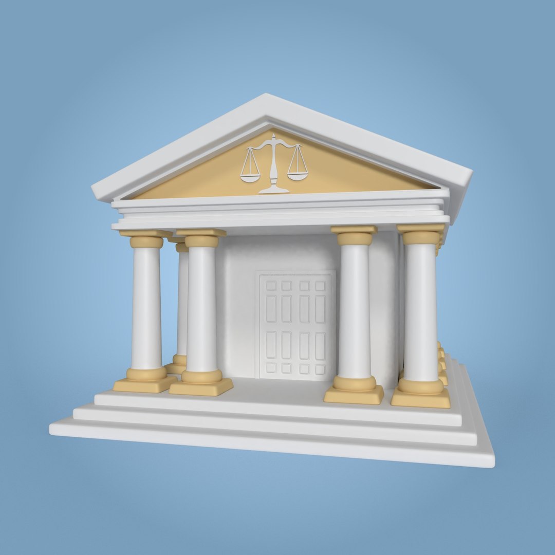 3D Courthouse Model - TurboSquid 1362600
