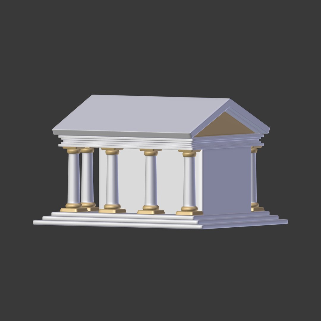 3D Courthouse Model - TurboSquid 1362600