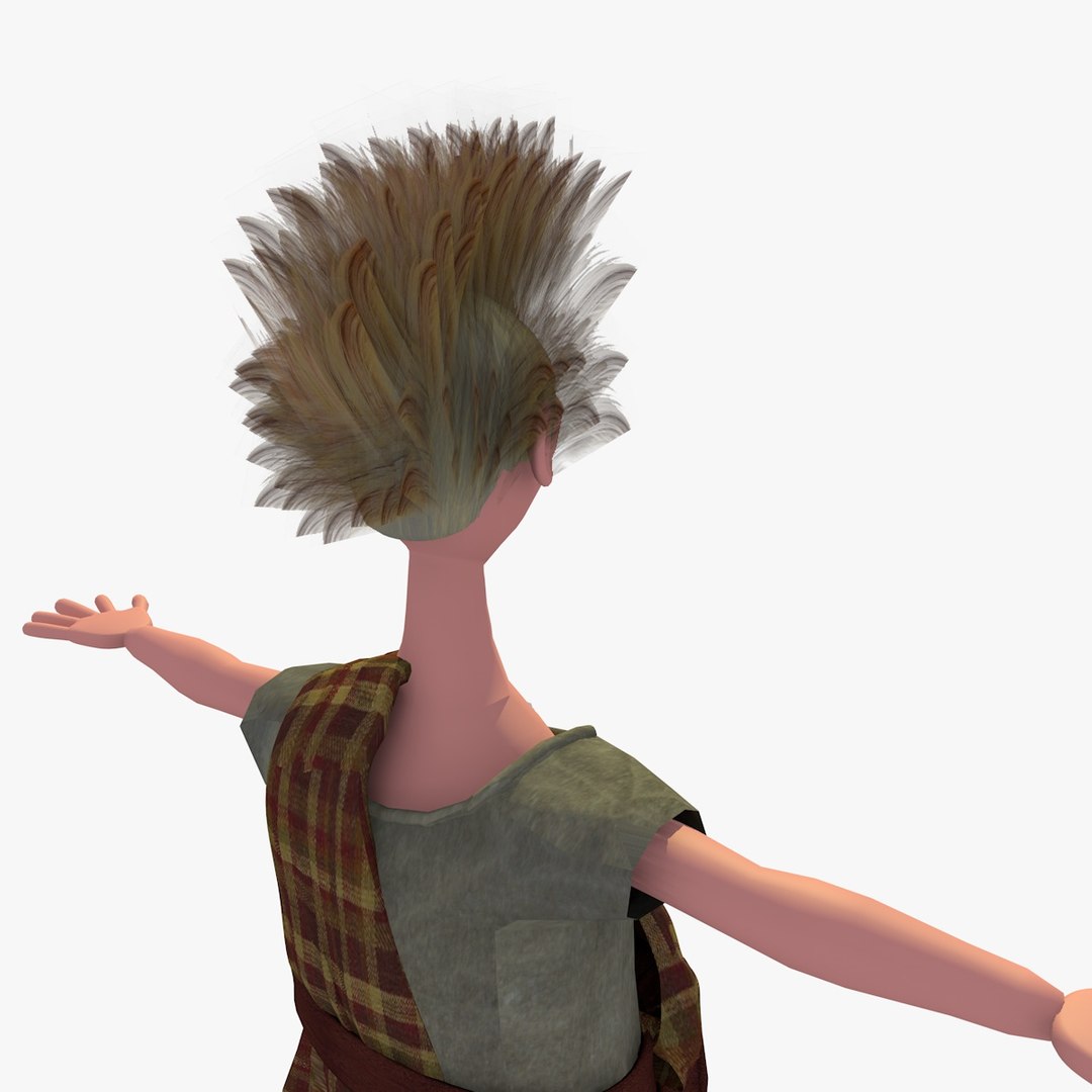 3d roland medieval cartoon warrior