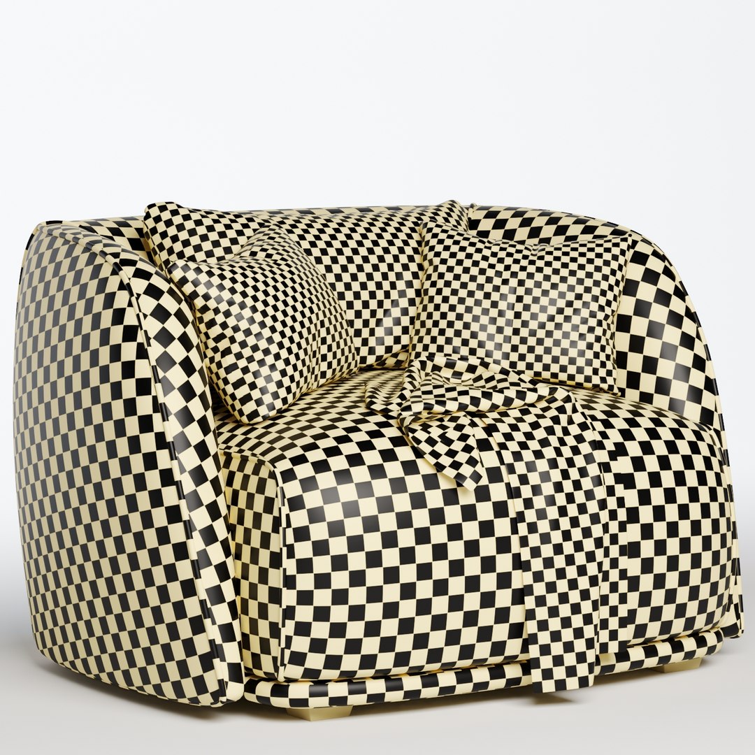Troy Arm Chair Model - TurboSquid 2196866