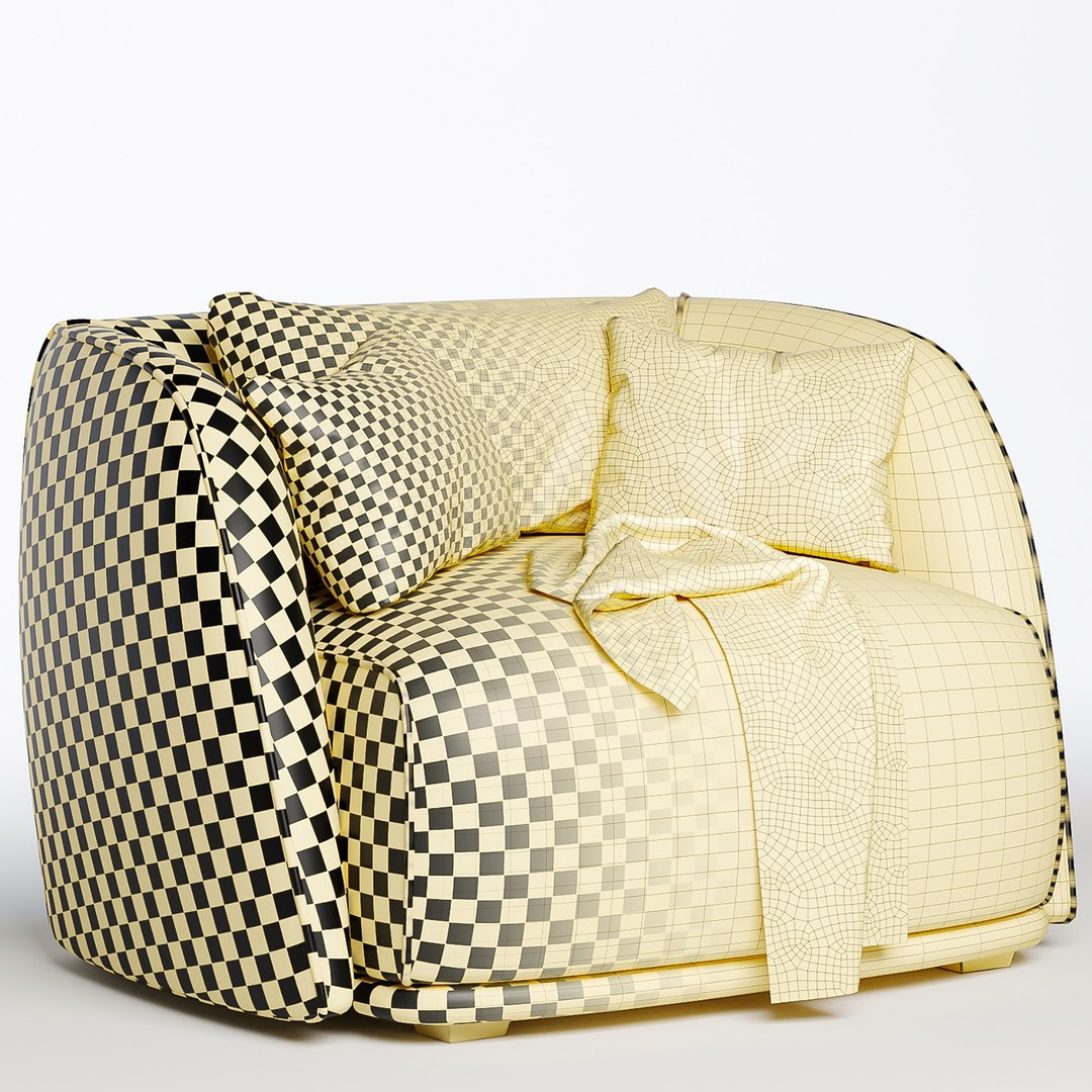 Troy Arm Chair Model - TurboSquid 2196866