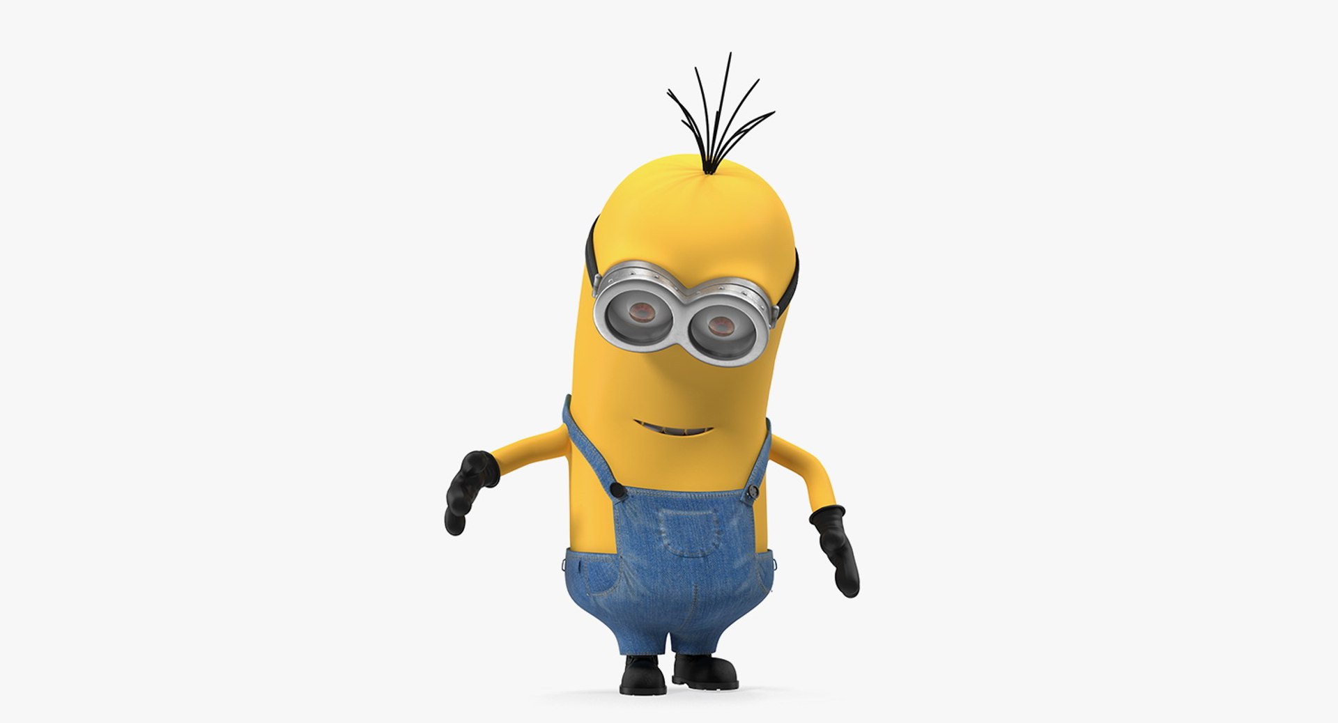 3D Tall Eyed Minion Rigged Model - TurboSquid 1436319