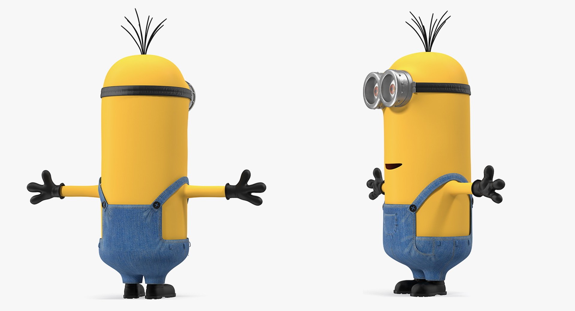 3D Tall Eyed Minion Rigged Model - TurboSquid 1436319