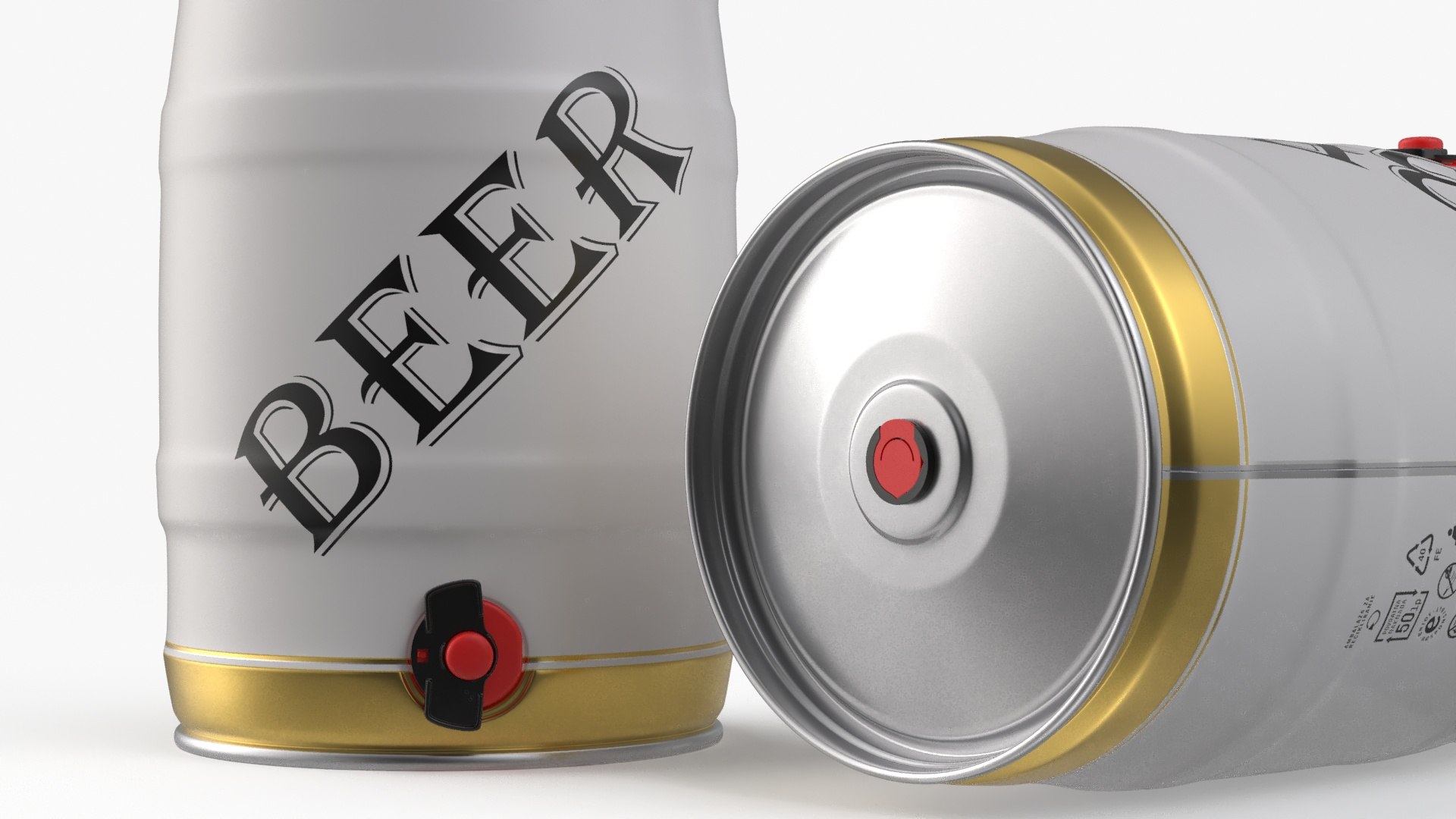 Beer 5 Liter Barrel 3D - TurboSquid 2276049
