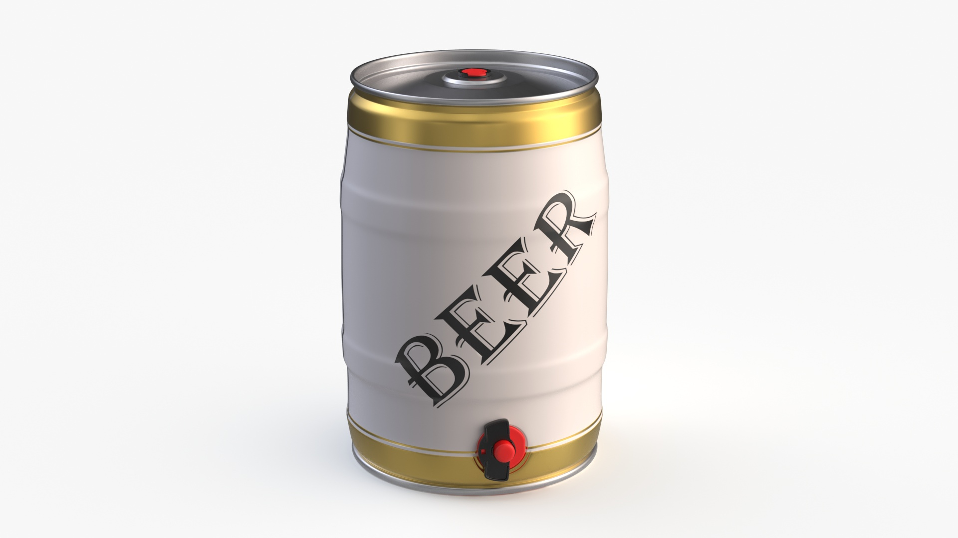 Beer 5 Liter Barrel 3D - TurboSquid 2276049