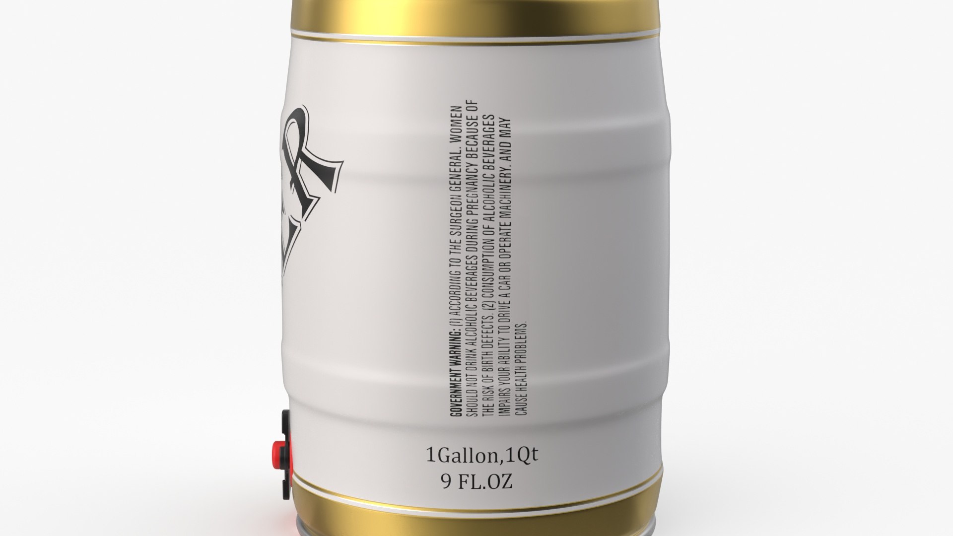 Beer 5 Liter Barrel 3D - TurboSquid 2276049