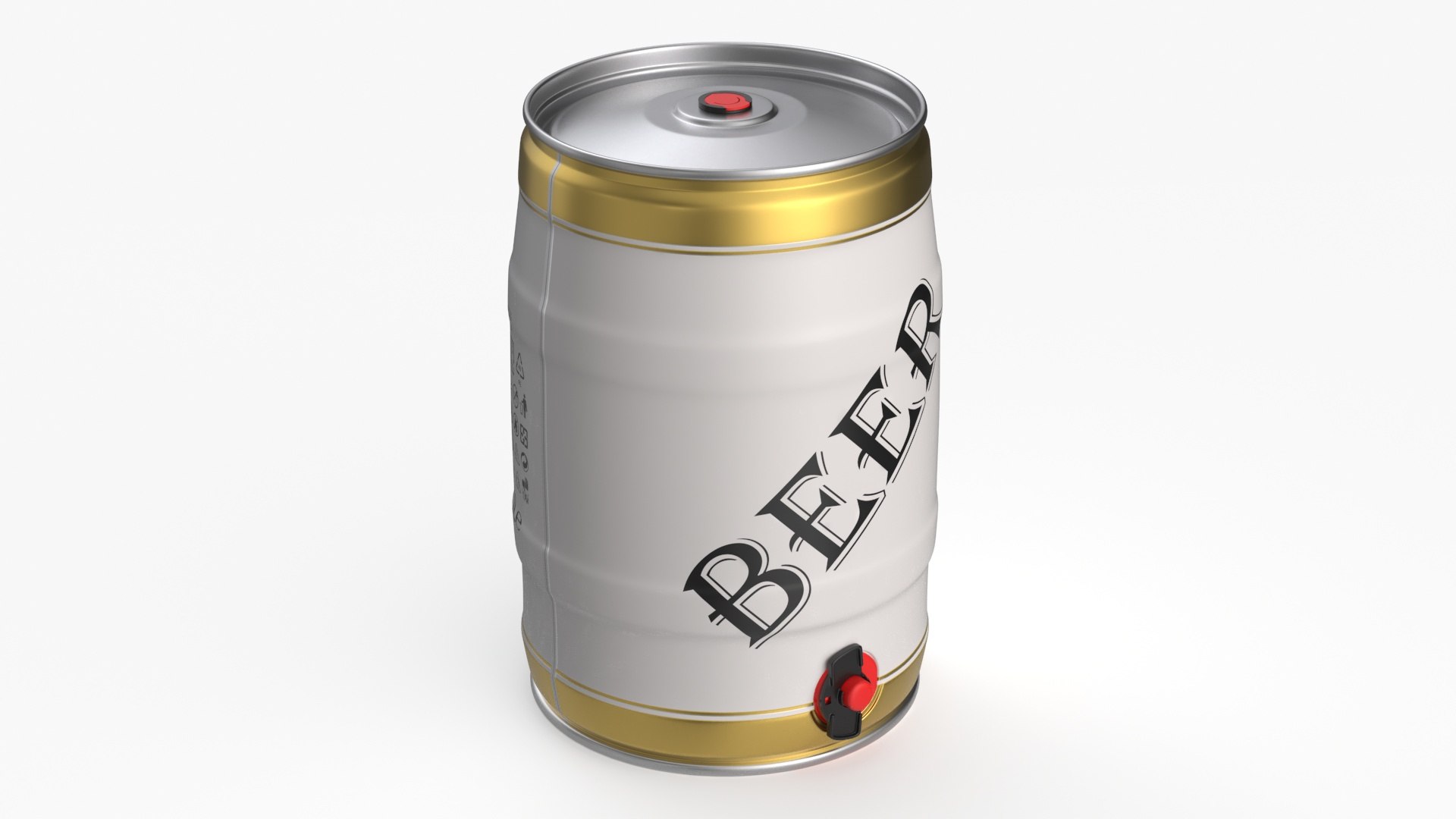 Beer 5 Liter Barrel 3D - TurboSquid 2276049