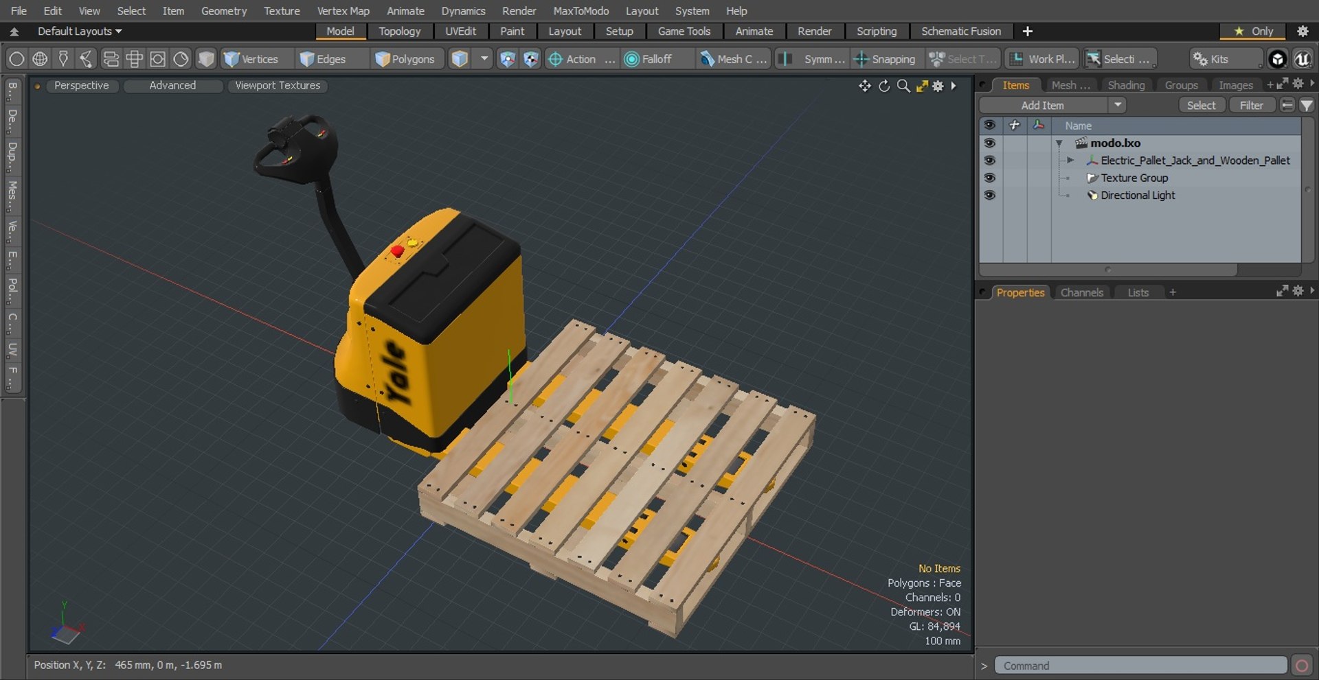 Electric Pallet Jack And Wooden Pallet 3D Model - TurboSquid 2153008