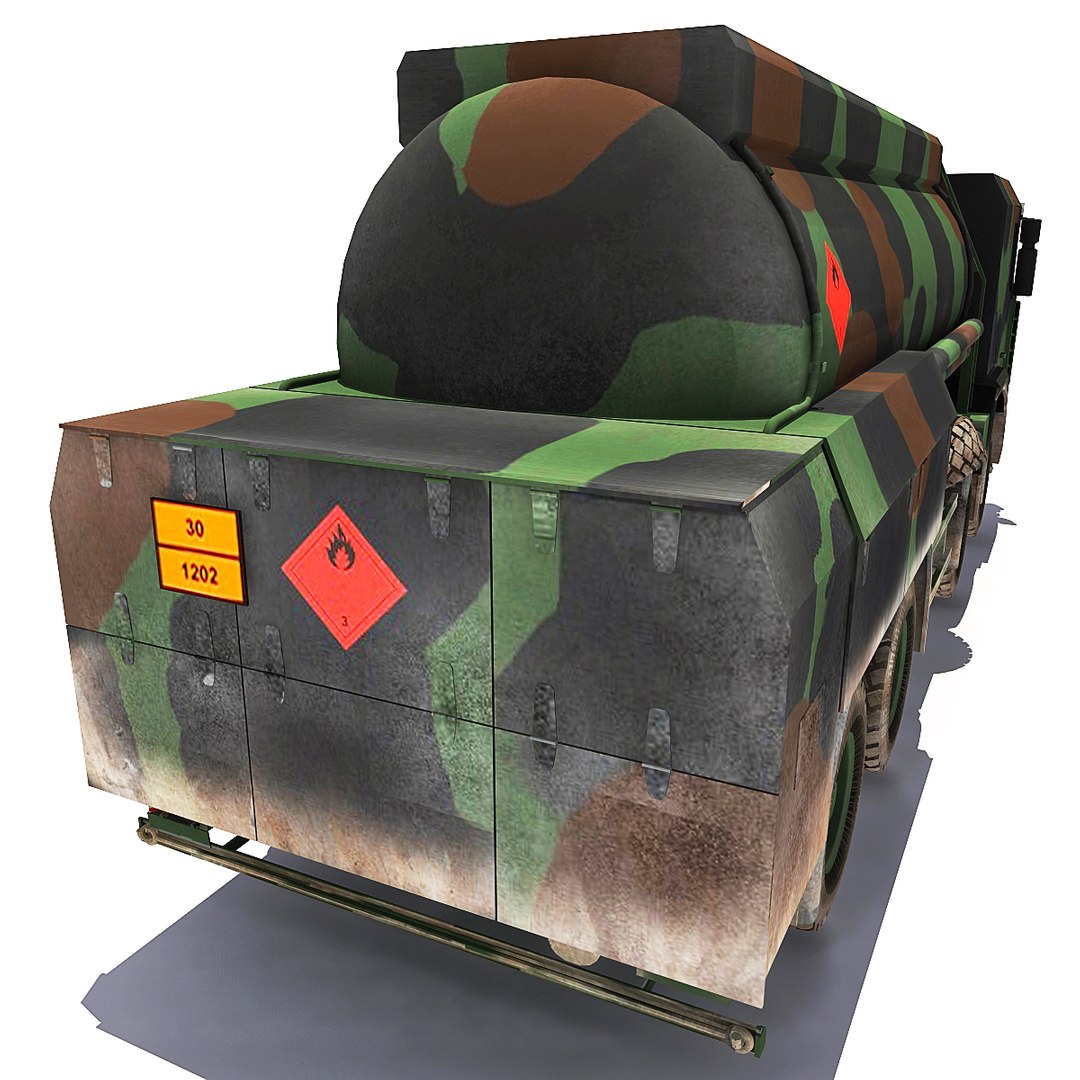 iveco military wheeled tanker 3ds