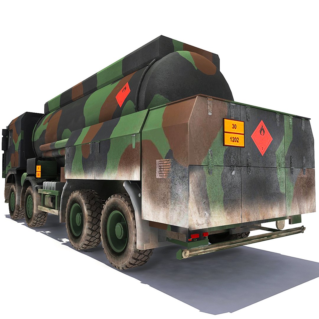 iveco military wheeled tanker 3ds