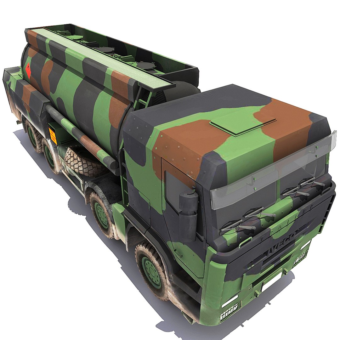 iveco military wheeled tanker 3ds