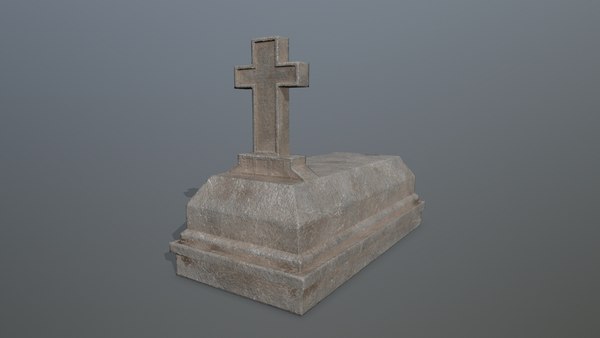 3D Tomb Stone Set - TurboSquid 1722622
