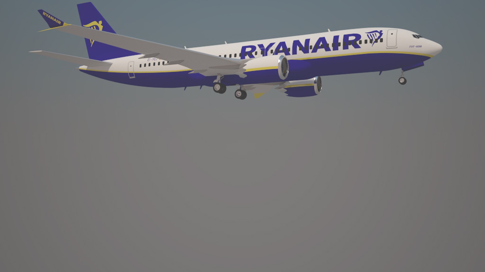 Ryanair 737 200 3D Model - TurboSquid 1669221