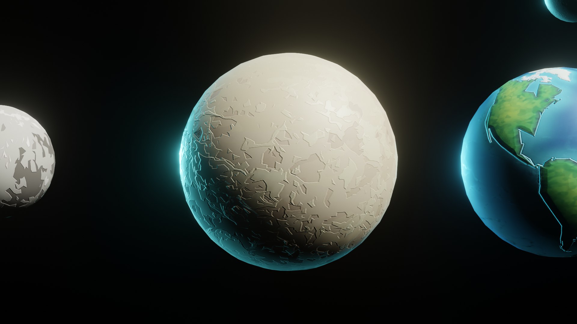 3D Stylized Solar System 3D Model 4k Textures - TurboSquid 2120501