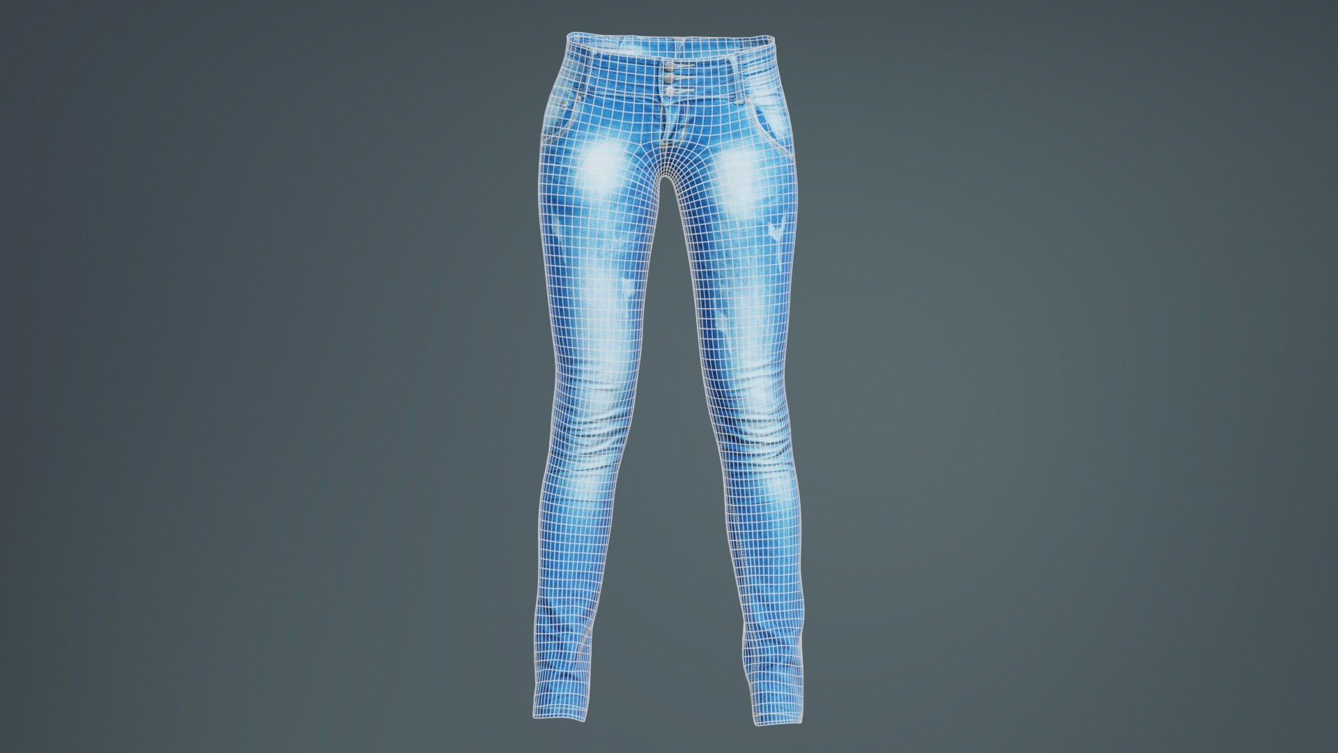 3D Model Spotted Jeans Remastered - TurboSquid 2361920