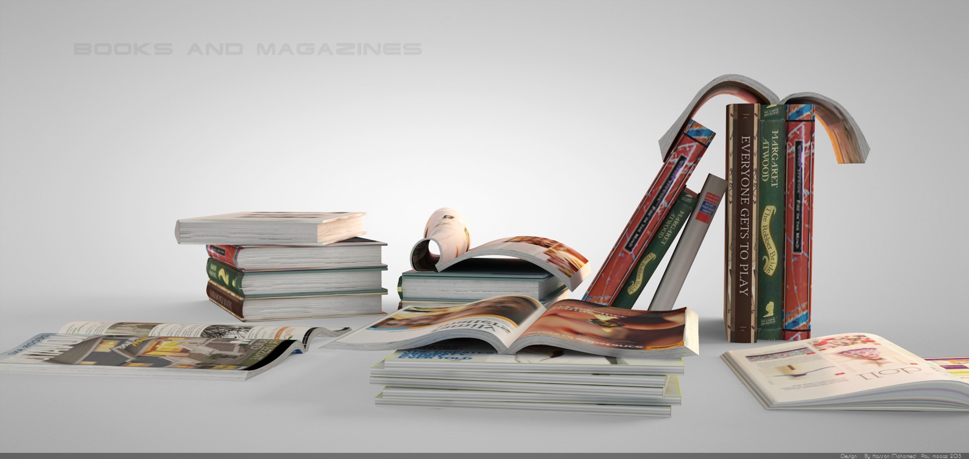 Magazine Book 3d