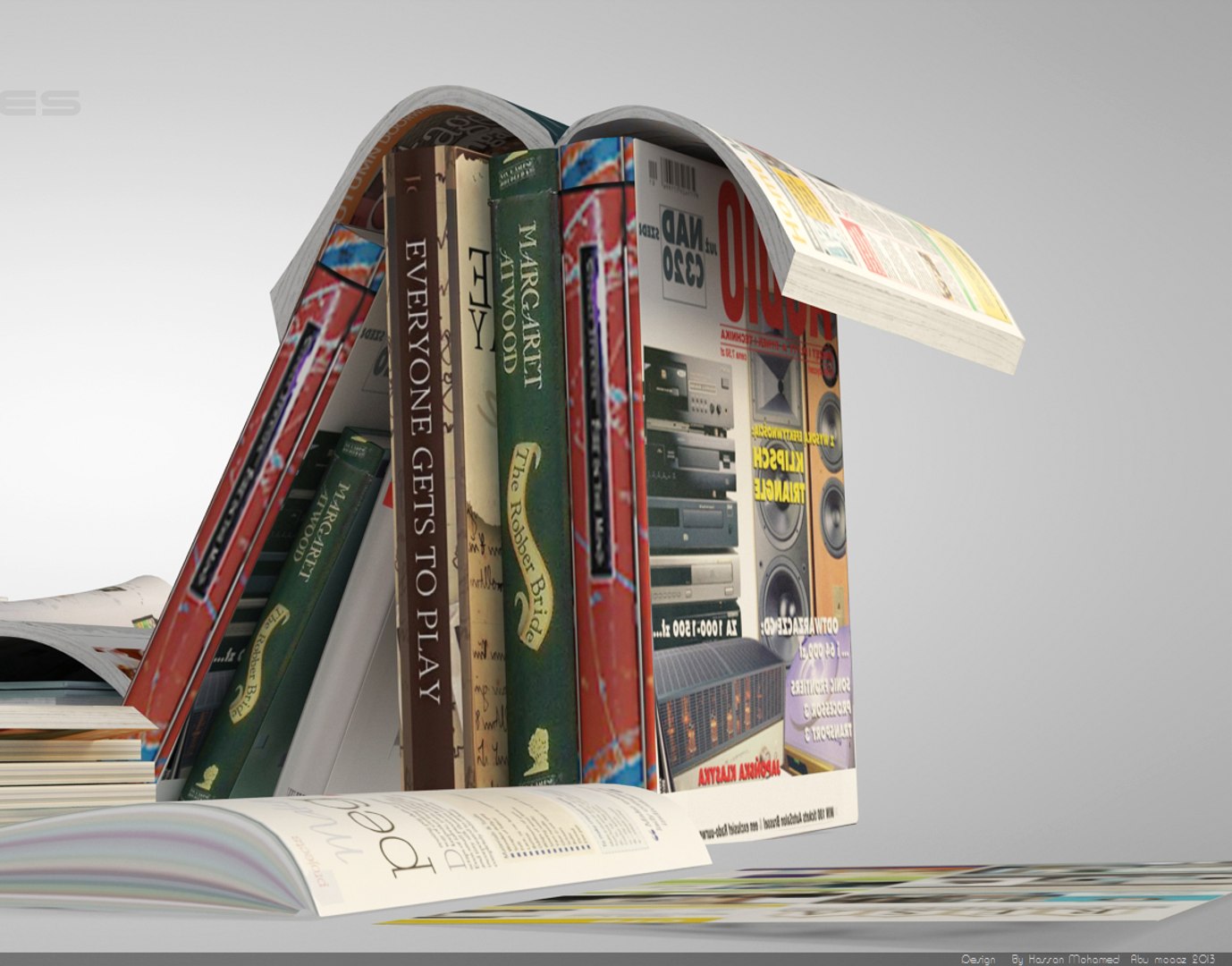 Magazine Book 3d