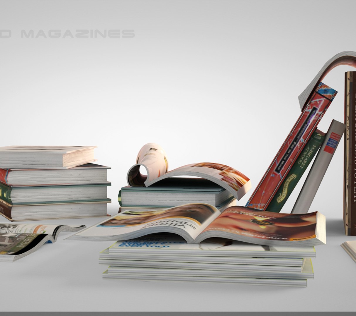 Magazine Book 3d