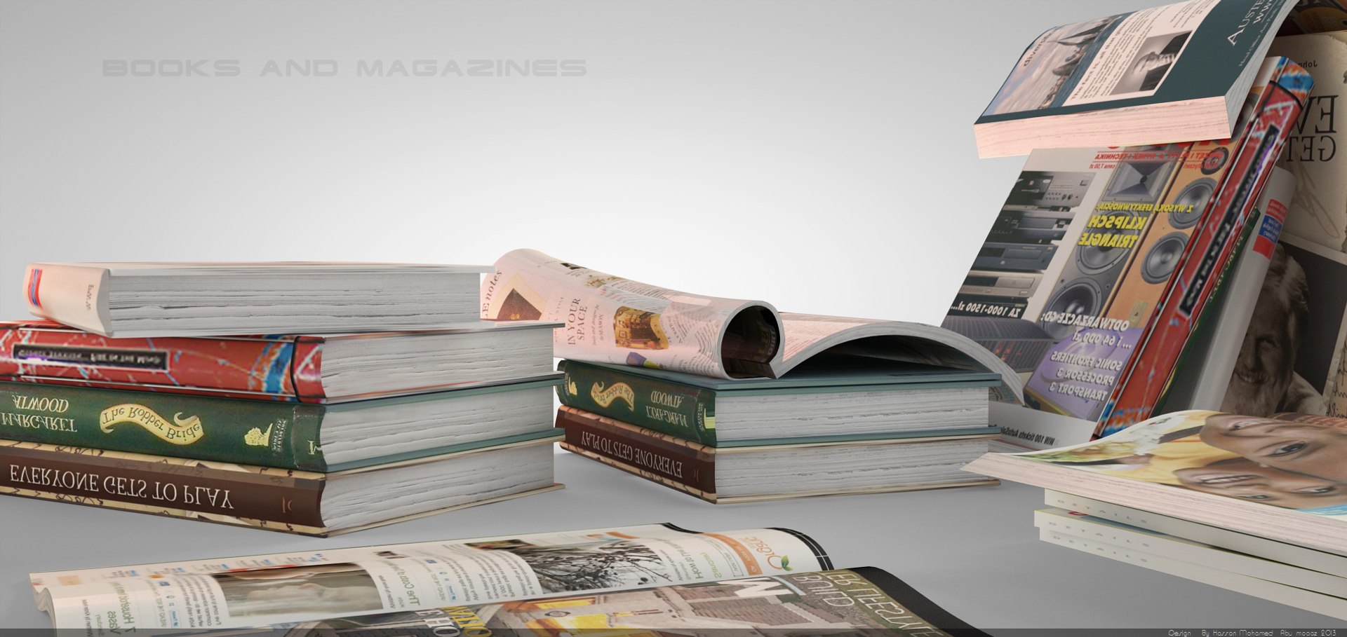 Magazine Book 3d