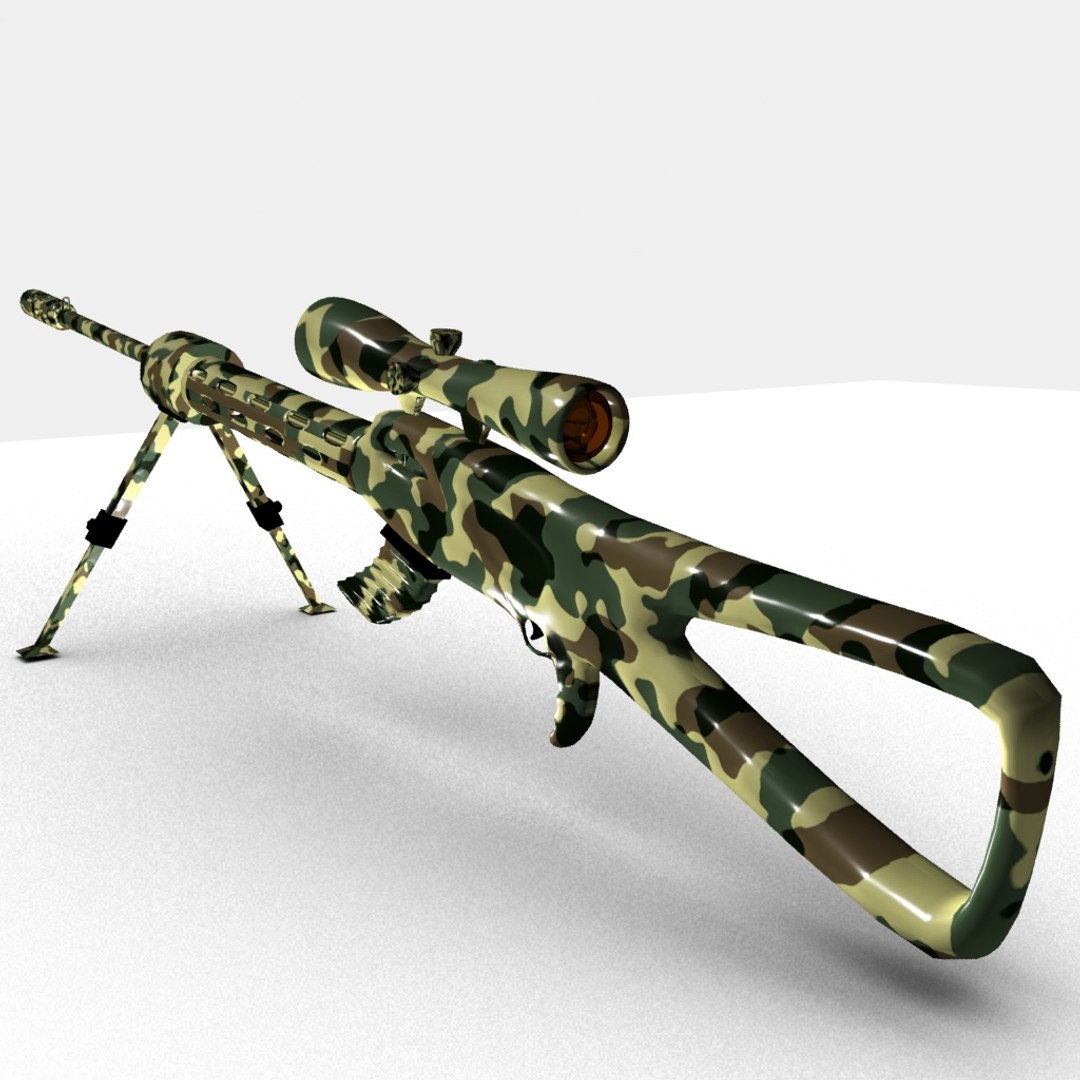3D Sniper Rifle Model - TurboSquid 1355181