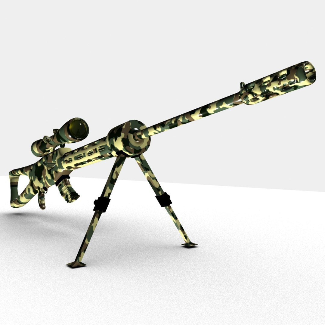 3D Sniper Rifle Model - TurboSquid 1355181
