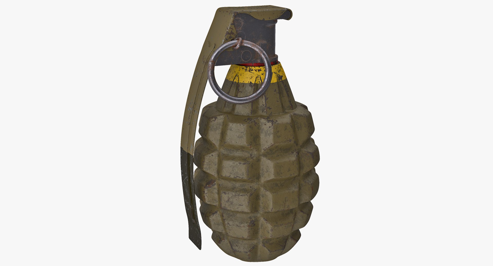 3D Hand Grenade Mk2 Model - TurboSquid 1230172