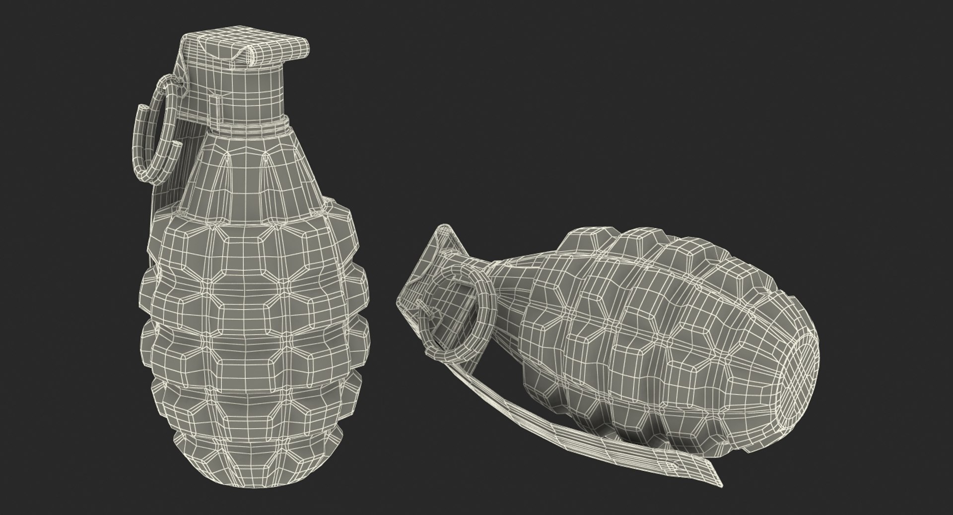3D Hand Grenade Mk2 Model - TurboSquid 1230172