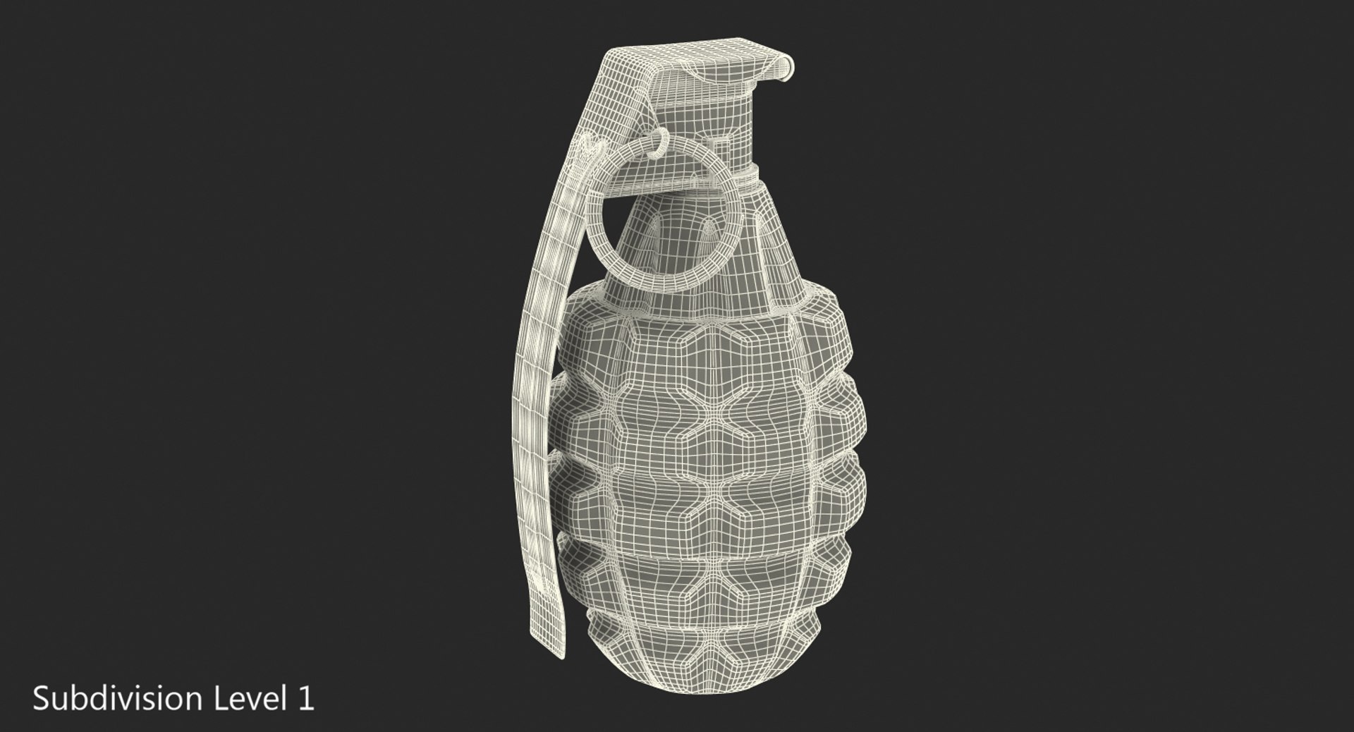 3D Hand Grenade Mk2 Model - TurboSquid 1230172