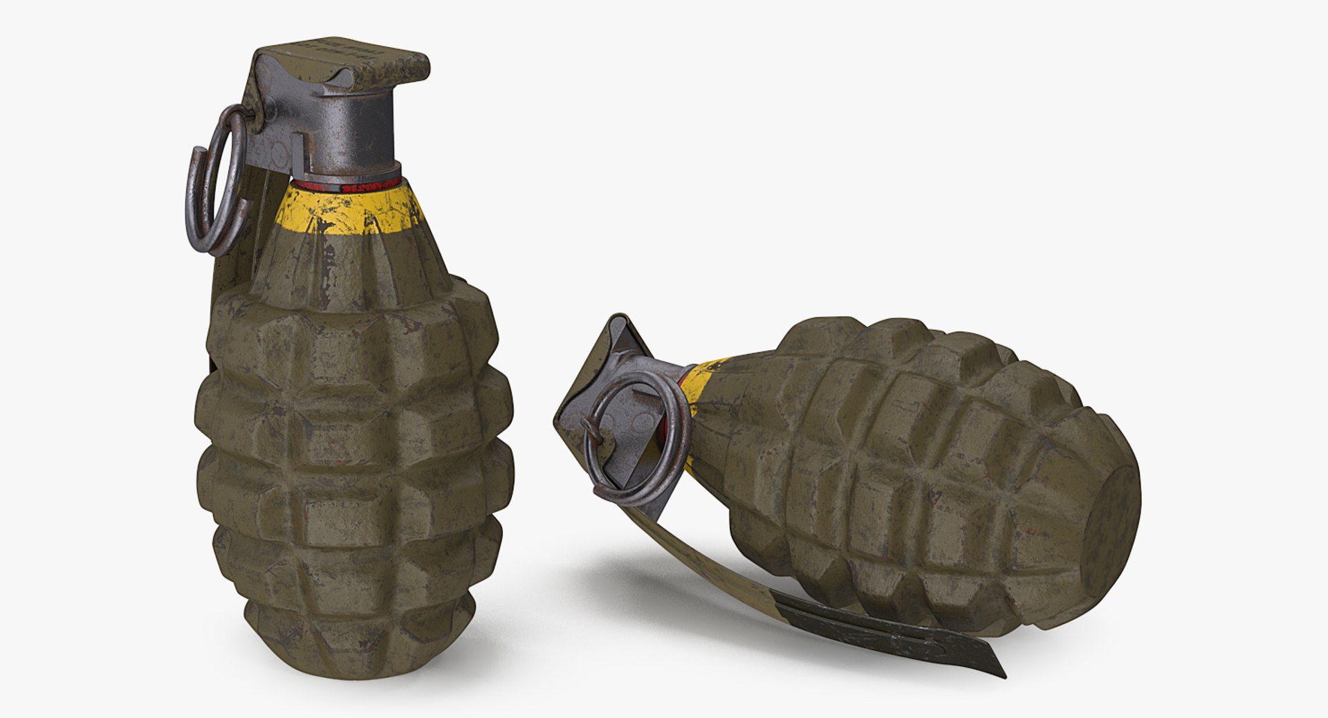 3D Hand Grenade Mk2 Model - TurboSquid 1230172