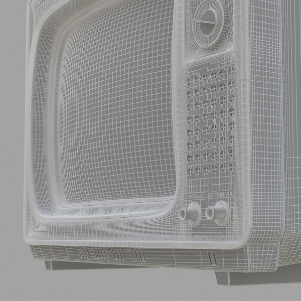 retro television set max