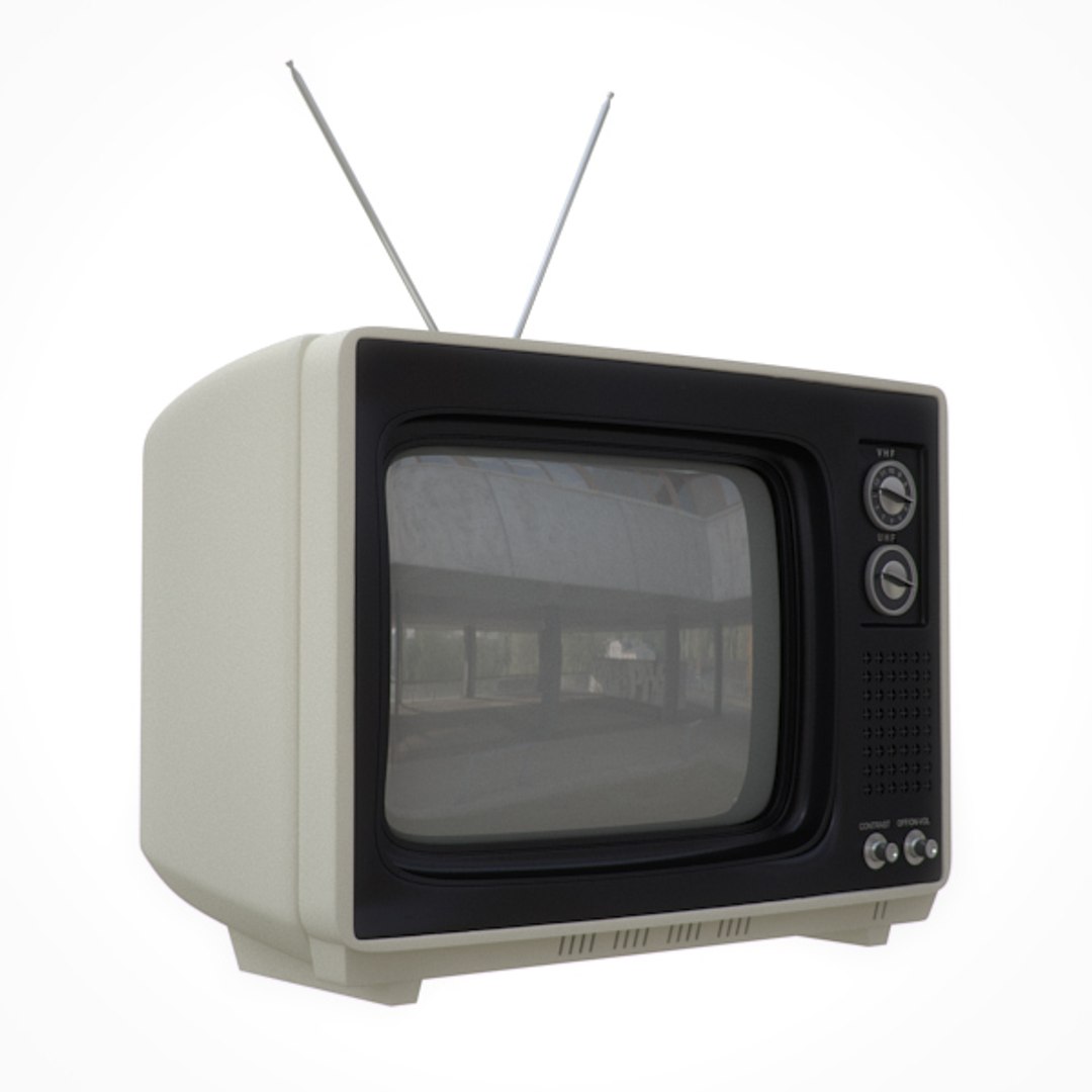 retro television set max