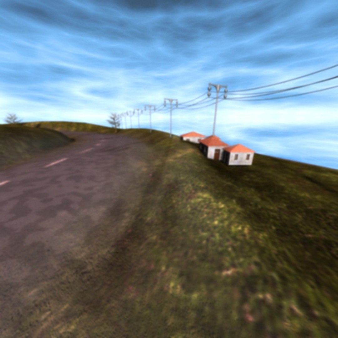 Looped Road 3d Model