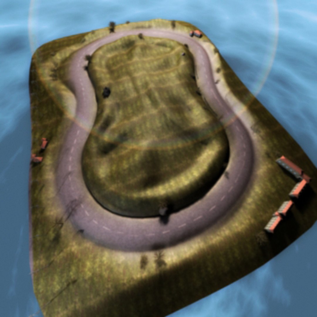 Looped Road 3d Model