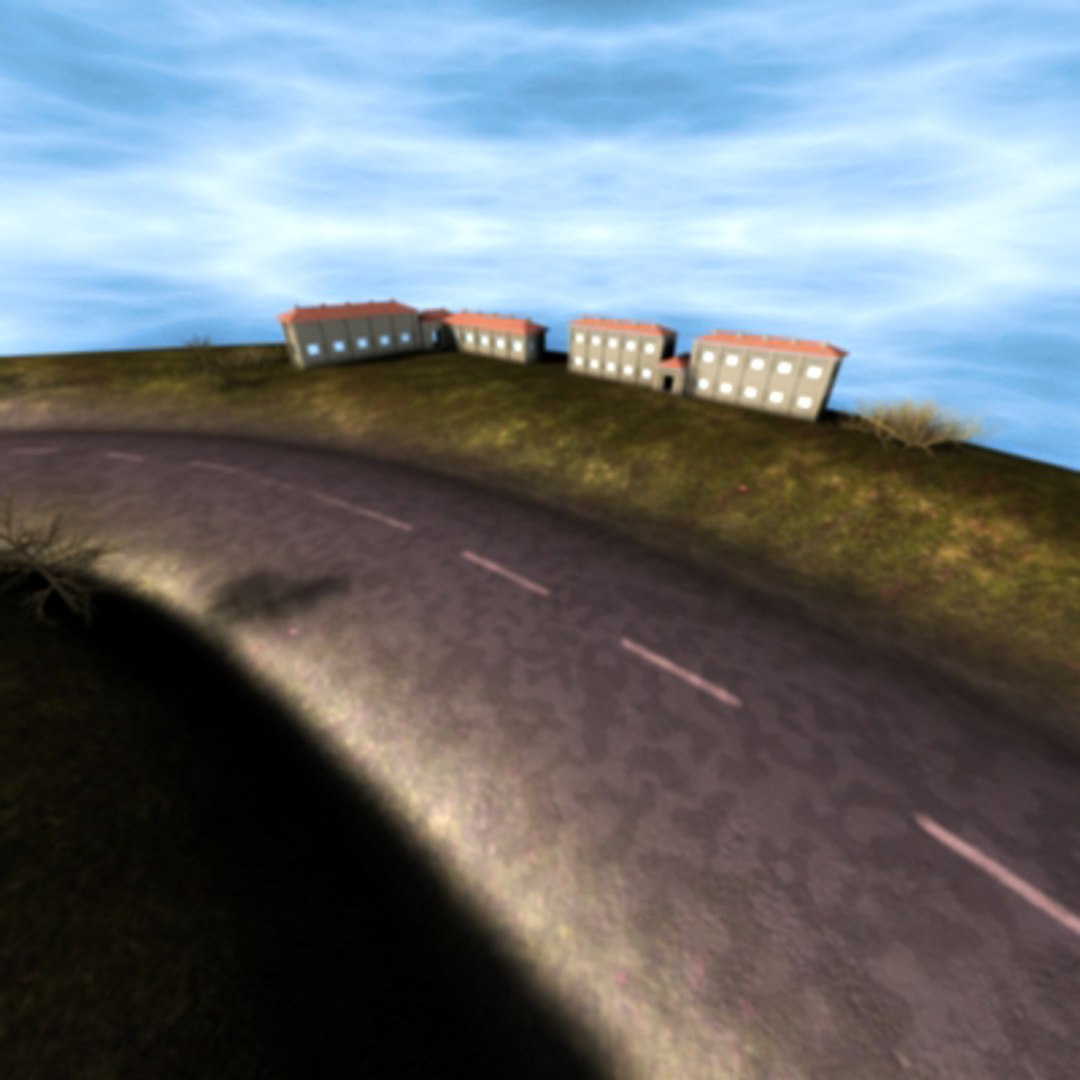 Looped Road 3d Model