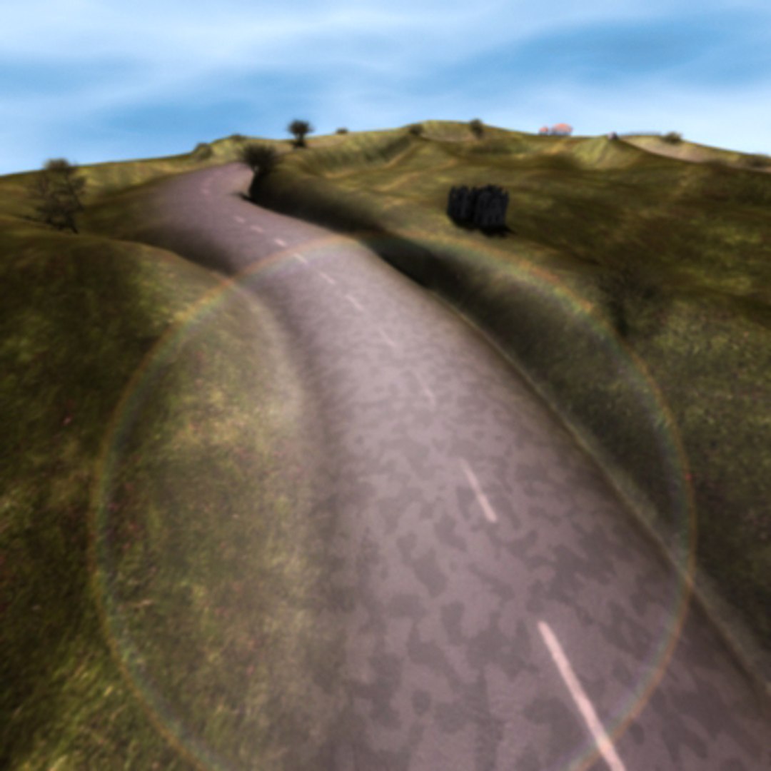 Looped Road 3d Model