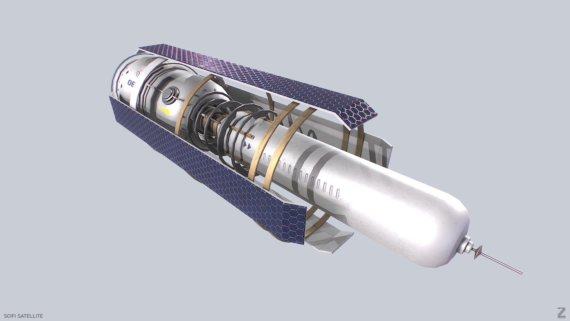 Sci Fi Satellite Model - TurboSquid 2220110