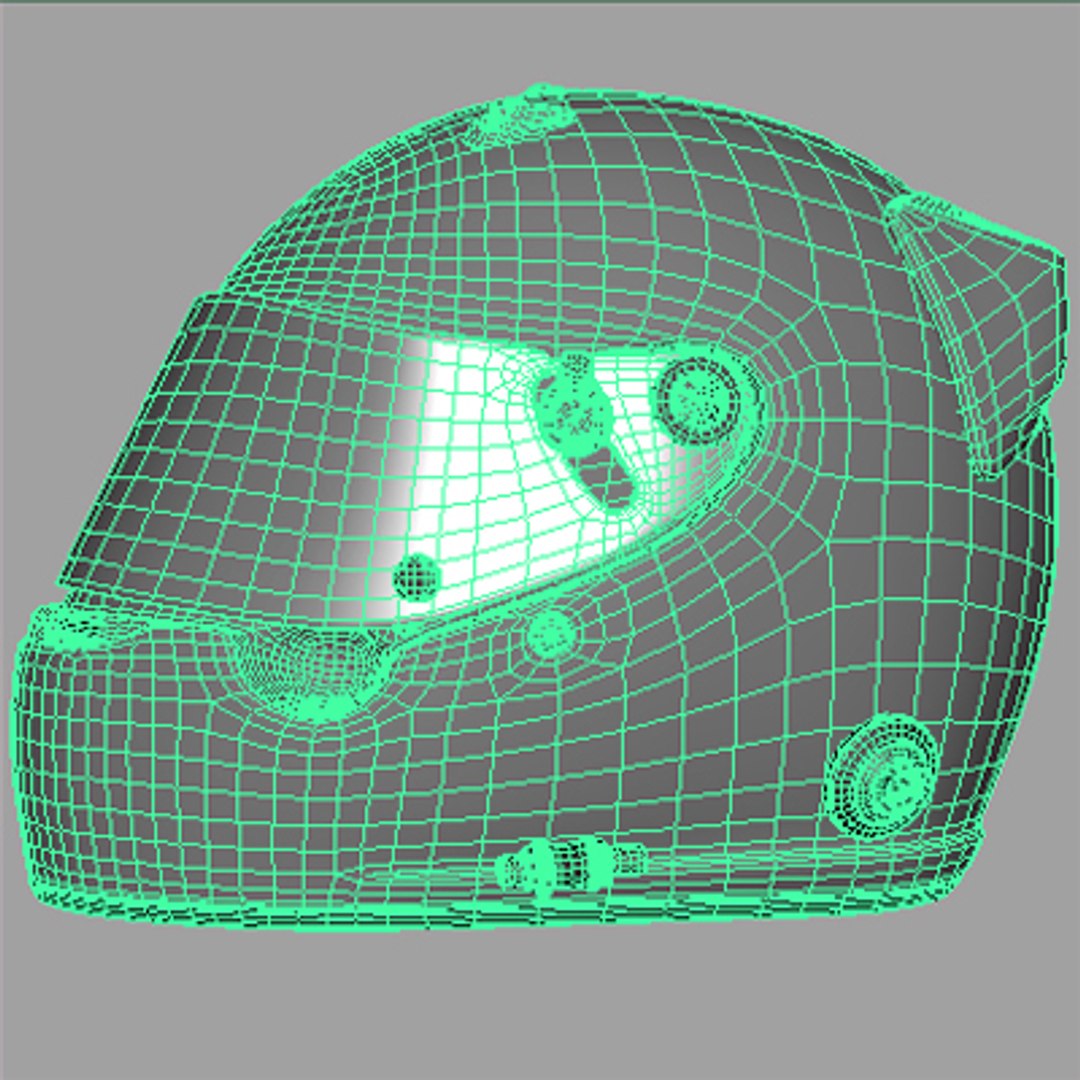 Fernando Alonso Helmet 2008 3d Model
